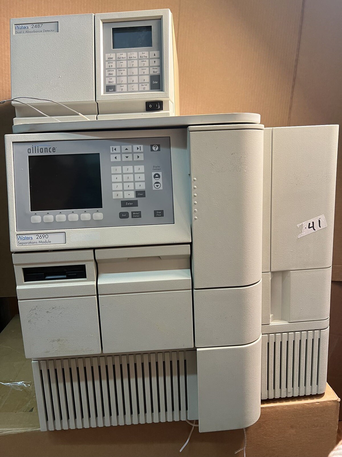 Waters 2690/2695 Alliance HPLC with 2487 Detector and Column Heater | eBay