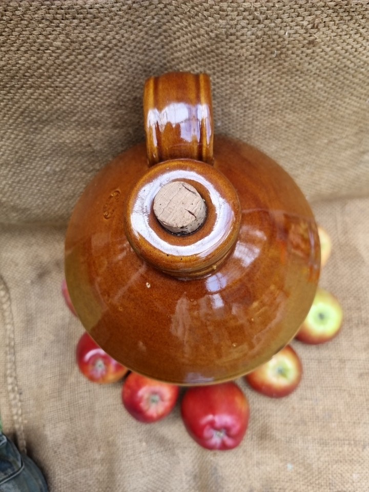 Vintage Flagon PERRY BRO'S CIDER MILLS DOWLISH WALK Display Storage Jar ...