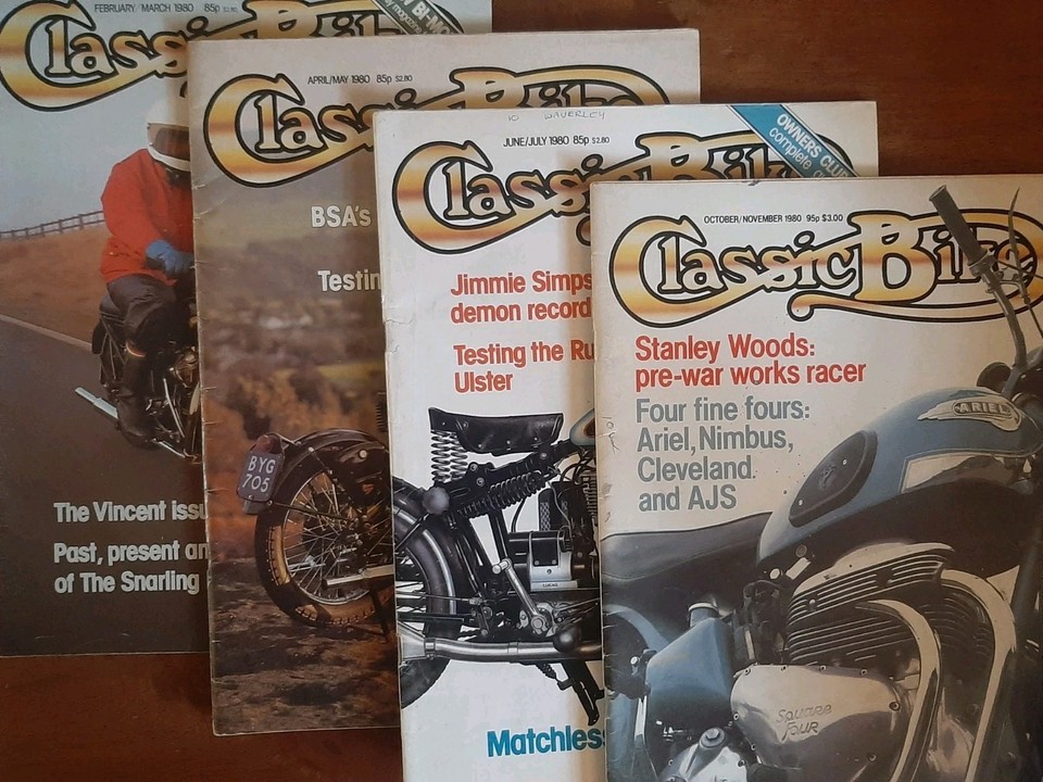 30 x Classic Bike Magazines 1979-1986 Motorcycles Vintage Collection ...