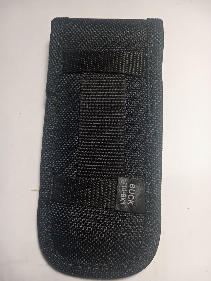 Buck 110 Folding Hunter Black Nylon Sheath - Sheath Only - NO KNIFE New ...