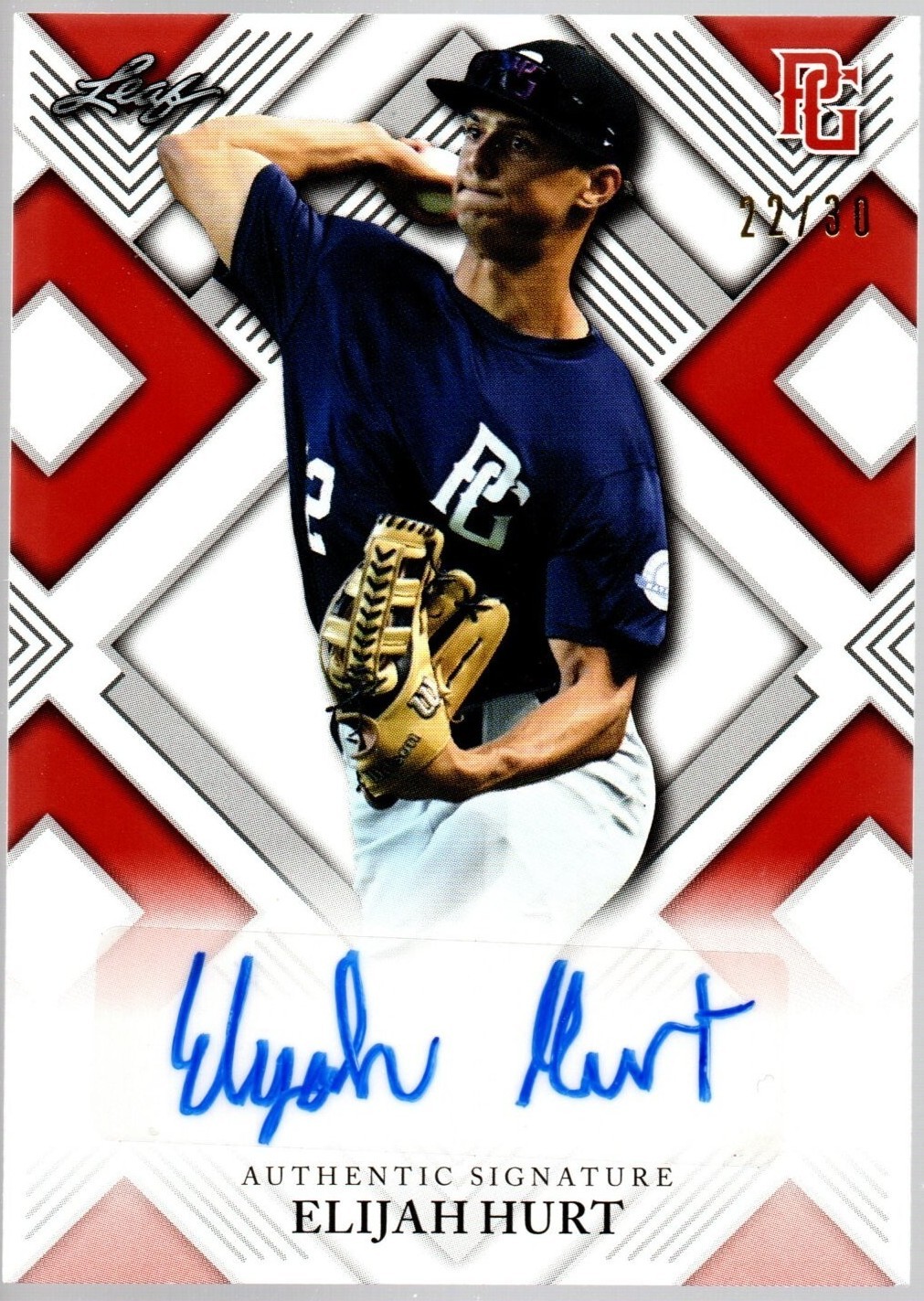 2023 Leaf Perfect Game National Showcase - Autographs Elijah Hurt #AU ...