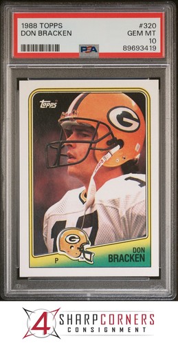 1988 TOPPS #320 DON BRACKEN PACKERS PSA 10 | eBay