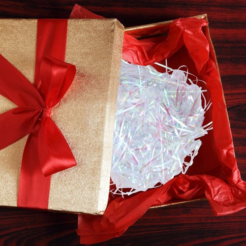 Fantasy Silk Filling Packing Grass Paper Shreds Iridescent Shredded ...