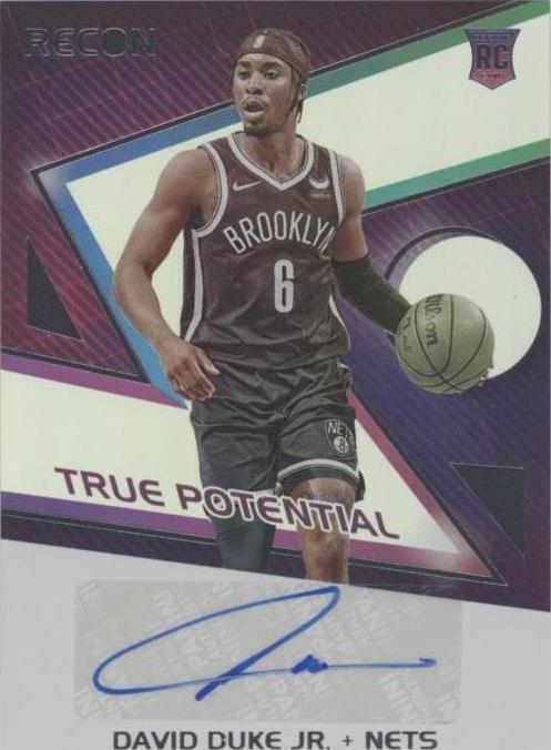 2021-22 Panini Recon - True Potential Signatures David Duke Jr. #TPS ...
