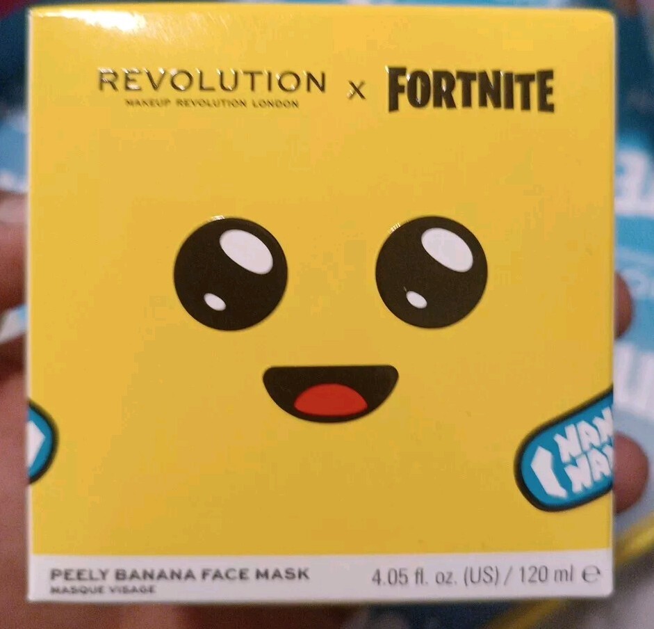 Revolution x Fortnite Peely Banana Face Mask - 4.05 fl oz / 120 mL | eBay