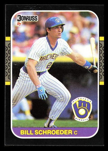 Bill Schroeder 1987 Donruss #486 Milwaukee Brewers BUY3GET1FREE | eBay