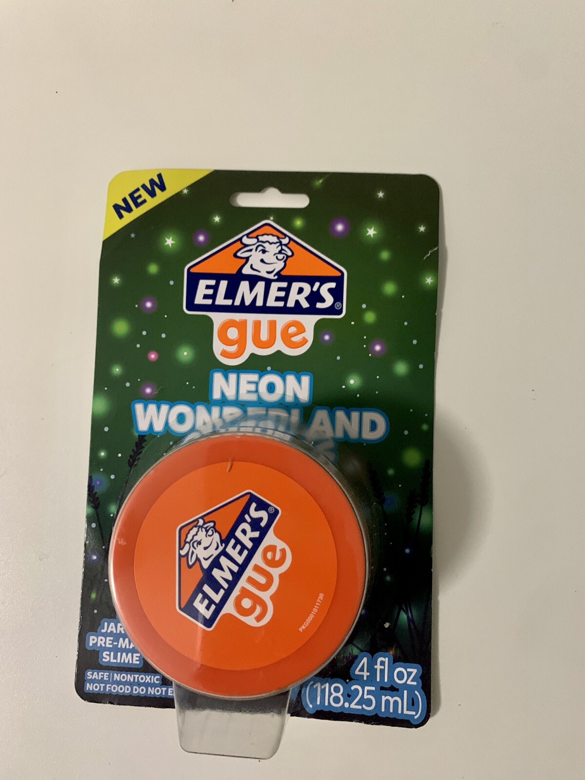🆕️ ELMER'S GUE (4 OZ.) JAR PRE-MADE SLIME "NEON WONDERLAND" SAFE/NON ...