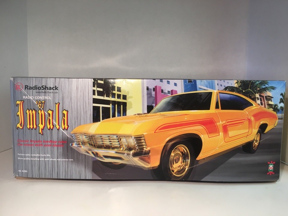 RARE RADIO SHACK 1967 CHEVROLET IMPALA REMOTE CONTROL 1:10 SCALE ...