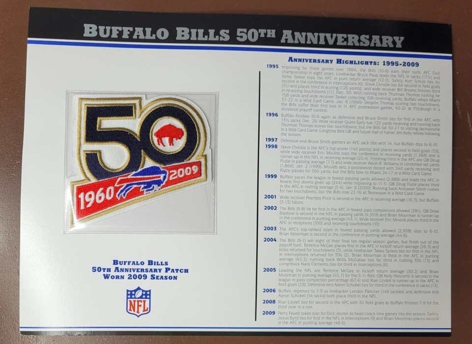 The Official NFL Anniversary Patch Collection - Willabee & Ward - Pick ...