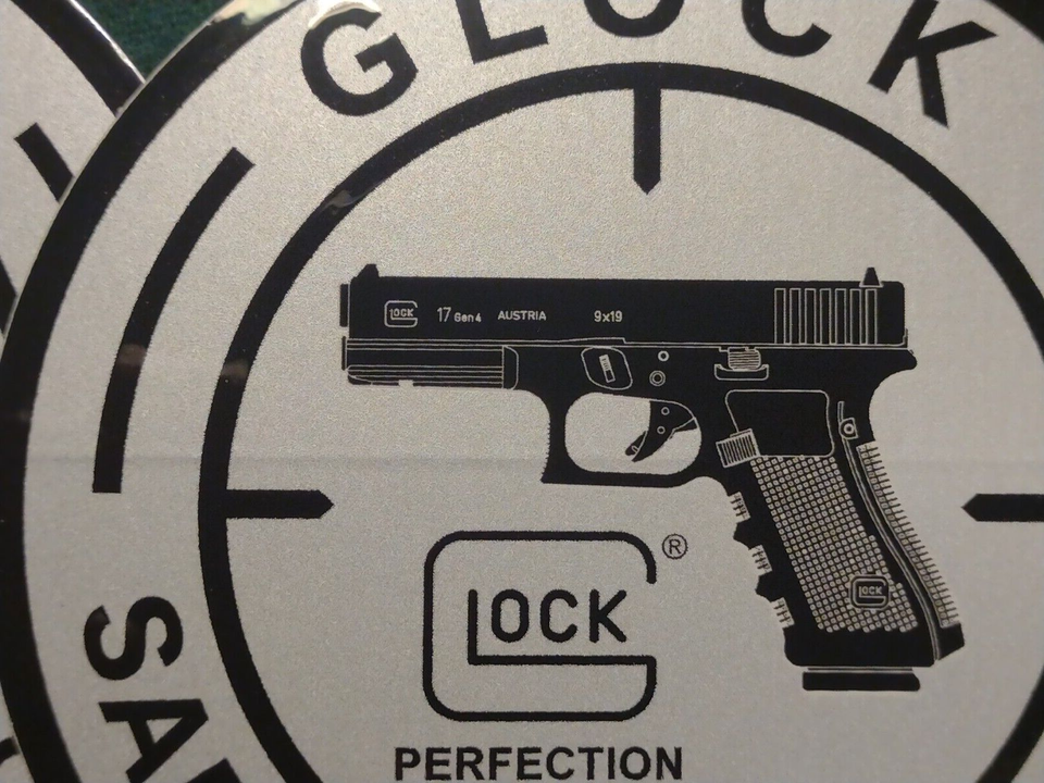 GLOCK PERFECTION SAFE ACTION PISTOLS NOS Three Gen4 Stickers SHOT-SHOW ...