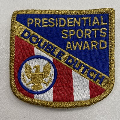 Jump Rope Skipping DOUBLE DUTCH PRESIDENTIAL SPORTS AWARD Patch M002 | eBay