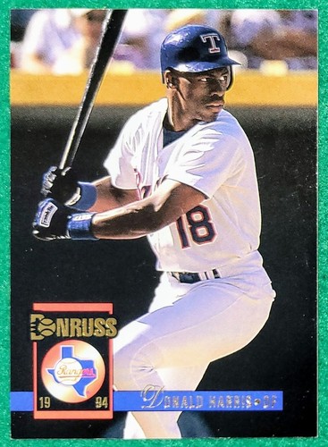 Donald Harris - 1994 Donruss #133 - Texas Rangers Baseball Card | eBay