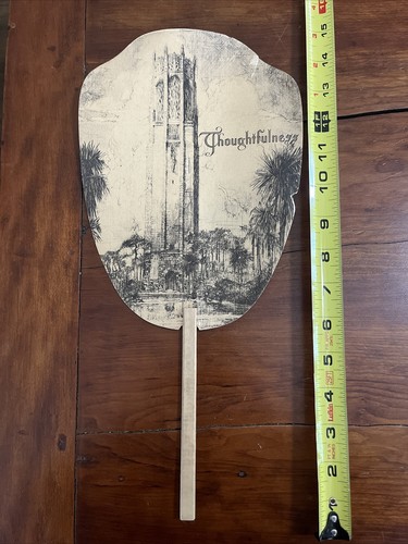 1935 Antique Advertising Fan Sign Undertaker, Embalmer, Morbid, Tomah ...