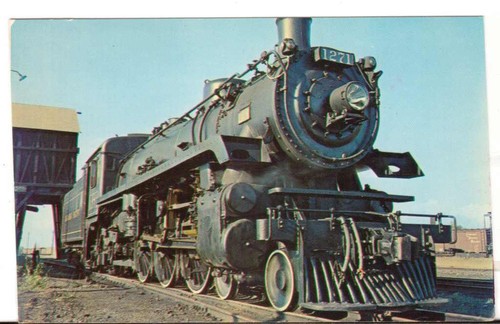 Undated Unused Postcard Canadian Pacific 1271 Train Railroad | eBay