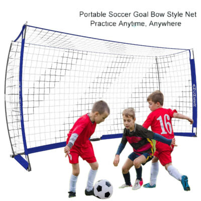 NEW Soccer Goal Portable Bow Style Net Perfect For Soccer Practice Net ...