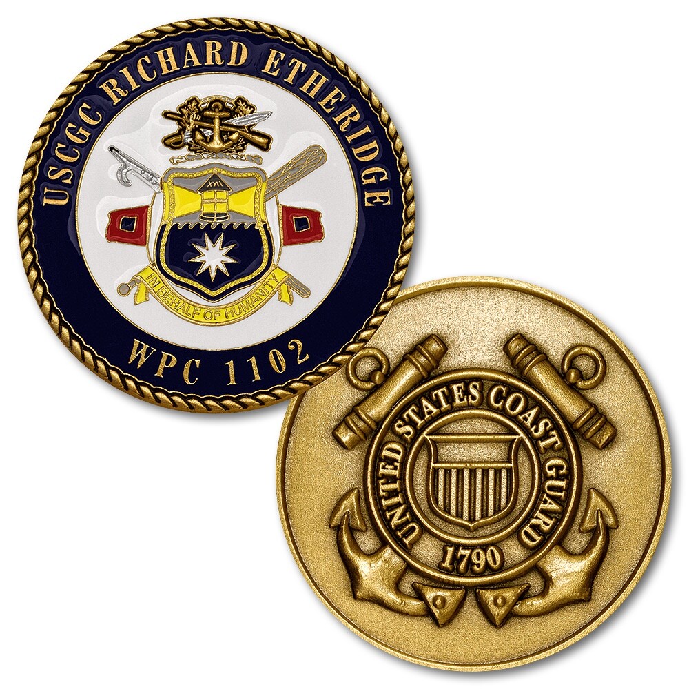 United States Coast Guard Cutter USCGC Richard Etheridge WPC 1102 ...