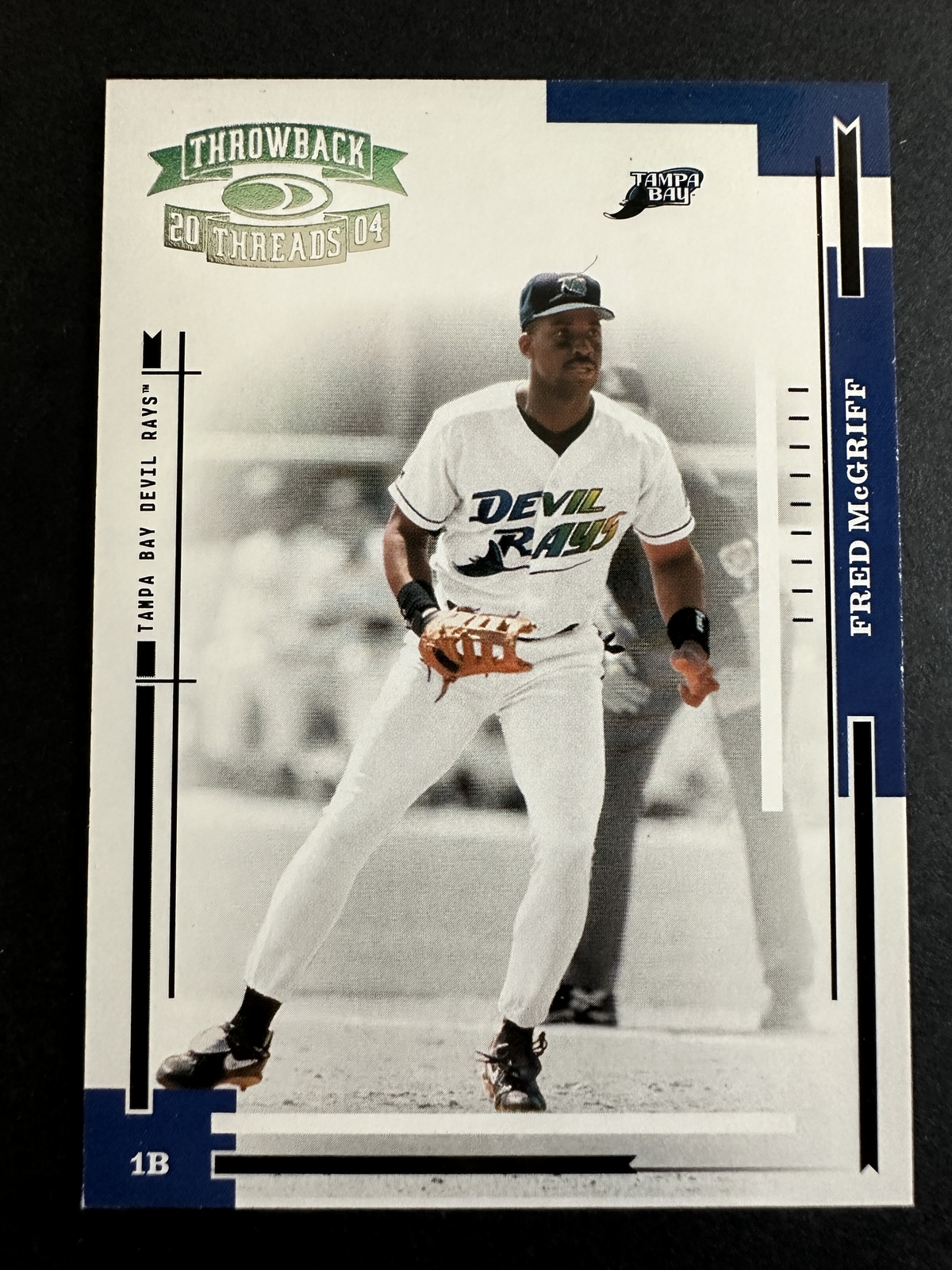 Fred McGriff 2004 Donruss Throwback Threads Baseball Tampa Bay Devil ...