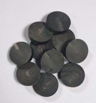 10 BUFFALO HORN SPACER and/or CAPPING DISCS for STICK MAKING Crafts ...