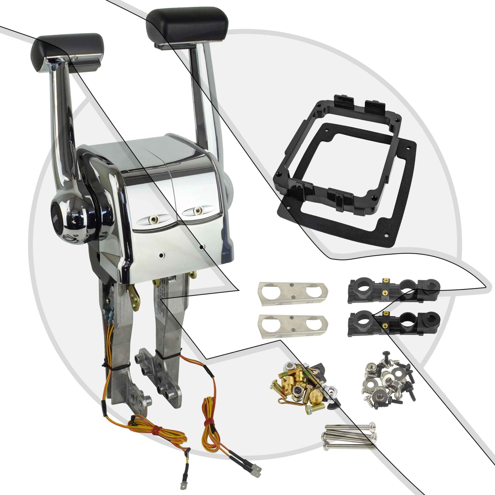 Volvo Penta Boat Twin Dual Engine Throttle Shift Top Binnacle Control ...