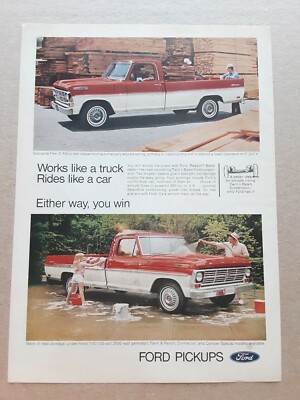 1969 Ford Flex O Matic Pickup Truck Magazine ad | eBay