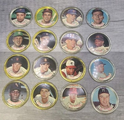 1964 Topps Collectors Baseball Coins Lot Featuring #33 Eddie Mathews | eBay