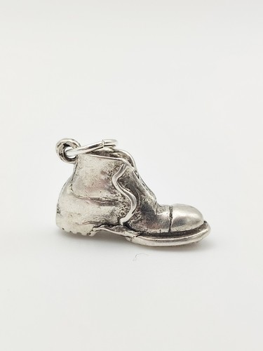 Vintage 925 Sterling Silver Boot Charm Pendant | eBay UK