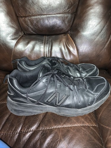 New Balance Sneakers Men Sz 13 608v5 Triple Black Slip Resistant ASTM ...