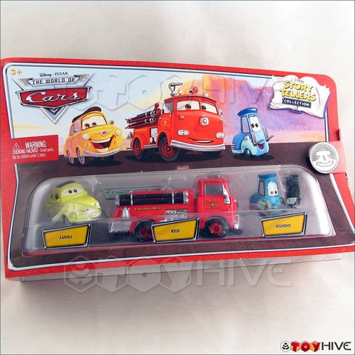 Disney Pixar Cars Luigi, Red and Guido Storytellers 3 pack Story teller ...