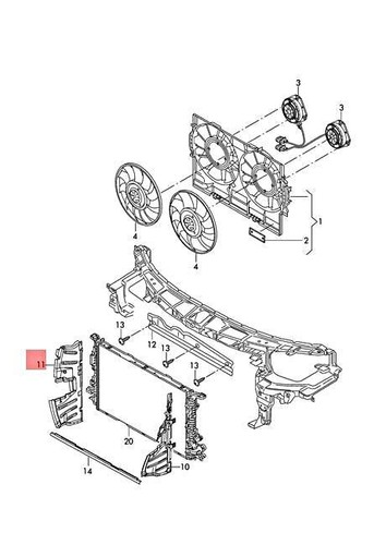 Genuine AUDI A6 Avant S6 quattro A6L 4GC 4GD 4XL Air Guide Right ...
