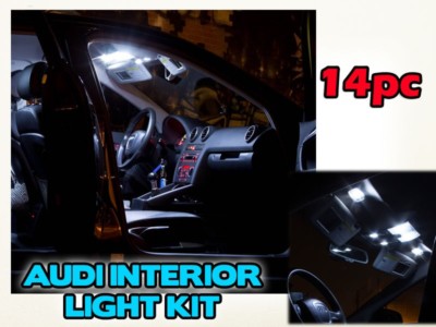 AUDI A4 B6 tdi 1.8t smd PIECE INTERIOR MAP FOOT WELL LIGHT KIT SLINE ...