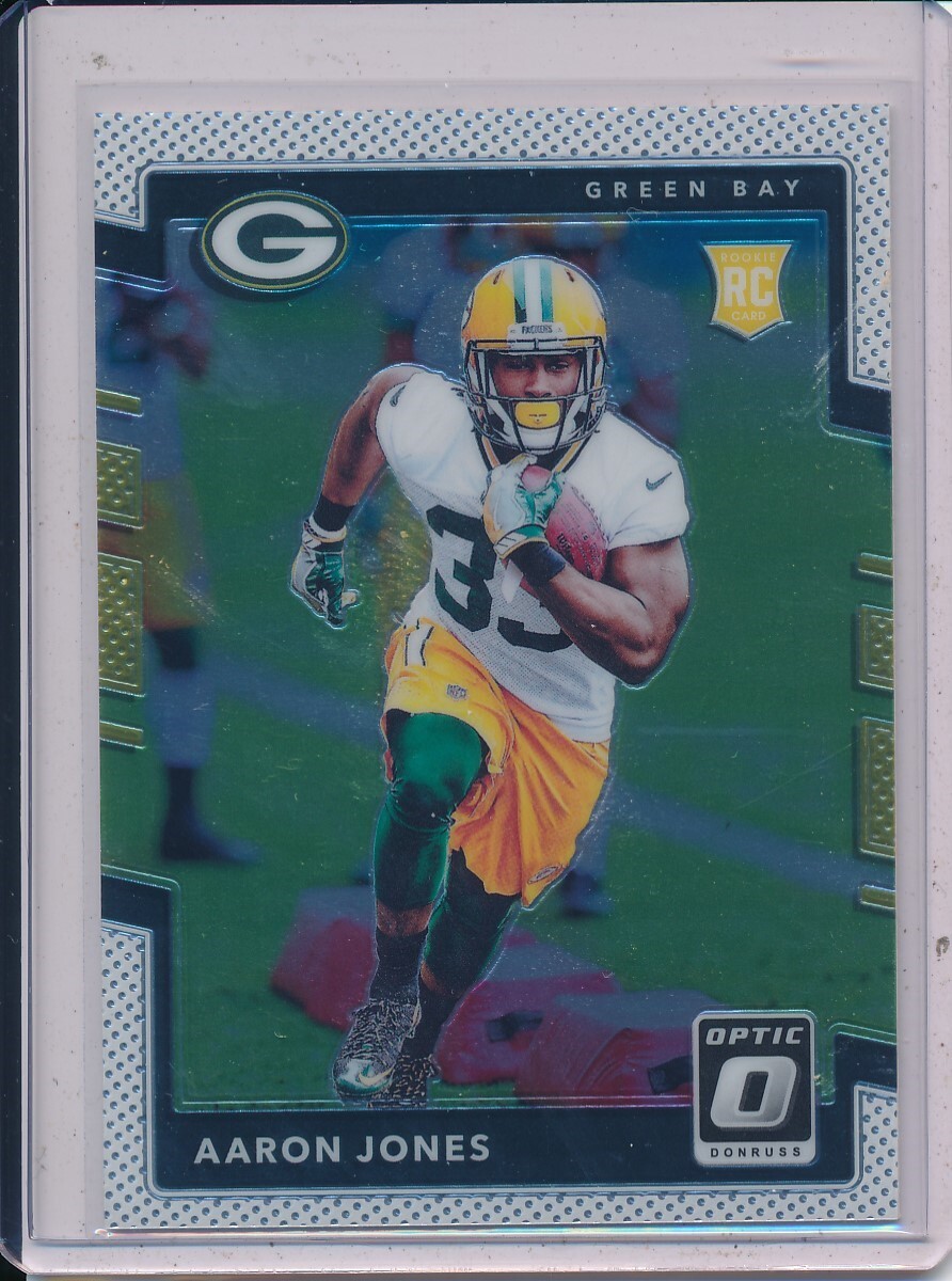 AARON JONES 2017 PANINI DONRUSS OPTIC ROOKIE CARD RC #135 | eBay