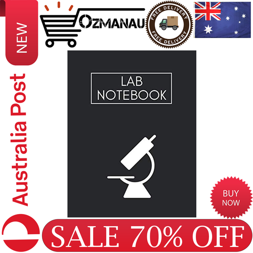 Lab Notebook: 8.5x11 Big Dot Grid Laboratory Diary & Lab Book I For ...