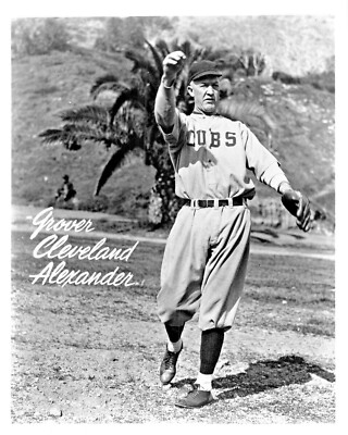 Grover Cleveland Alexander Chicago Cubs Hall of Famer 8x10 Photo #101 ...