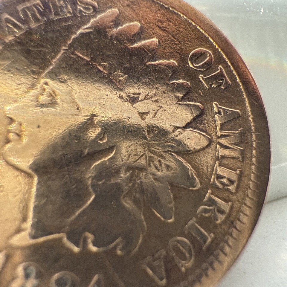 1884 INDIAN HEAD CENT Coin 1 Penny | eBay
