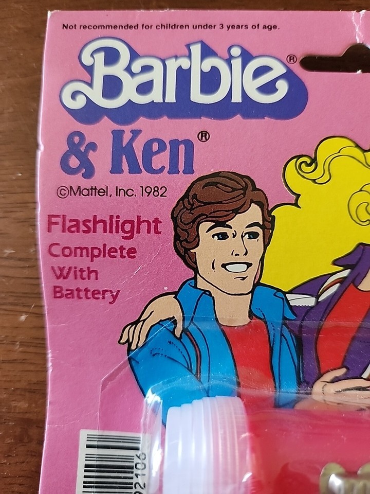Vintage 1982 Barbie & Ken Flashlight Still On Card | eBay