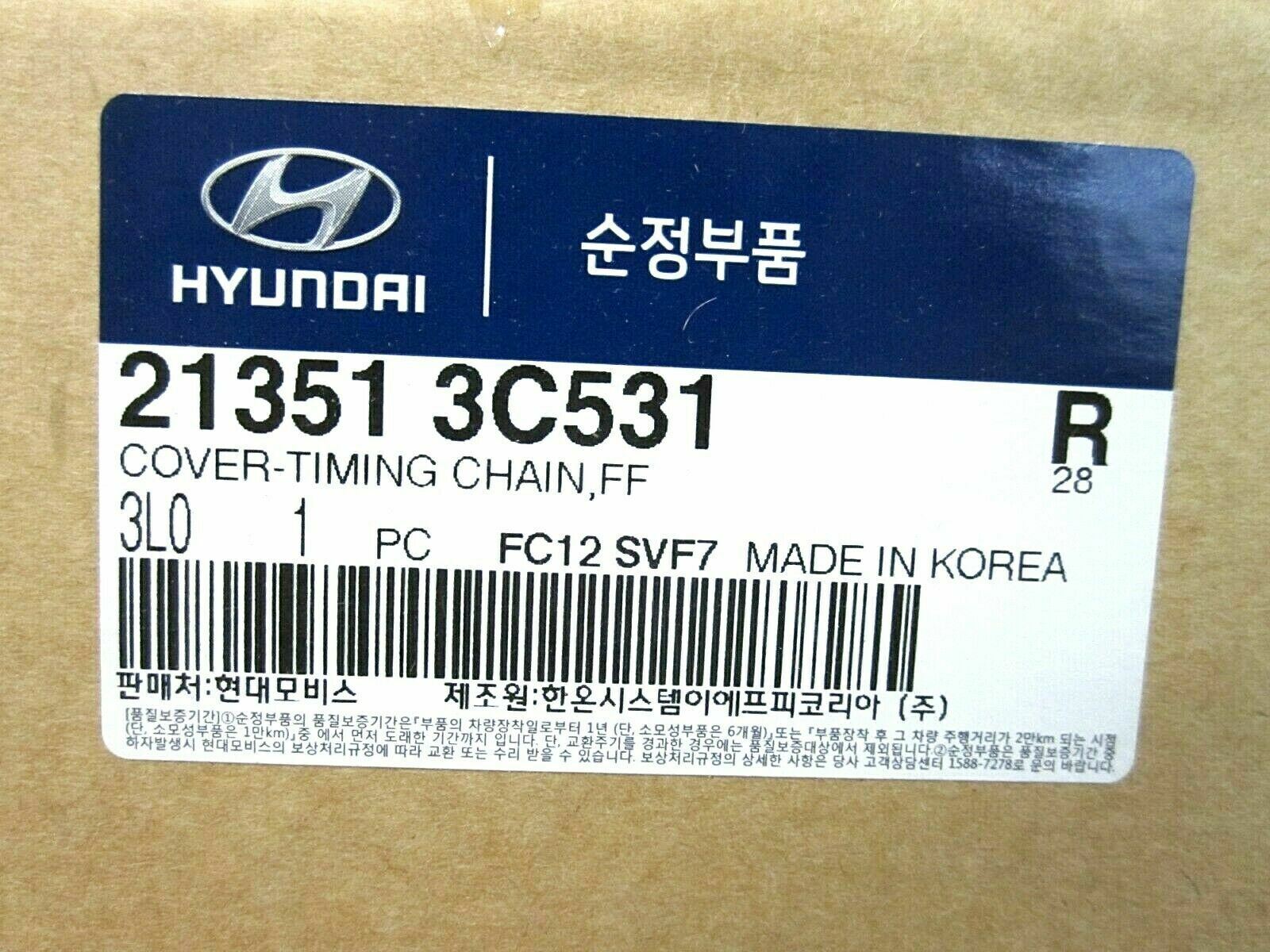 2006-2011 Hyundai Kia 3.3L 3.8L V6 Timing Cover | 21351-3C531 | Genuine ...