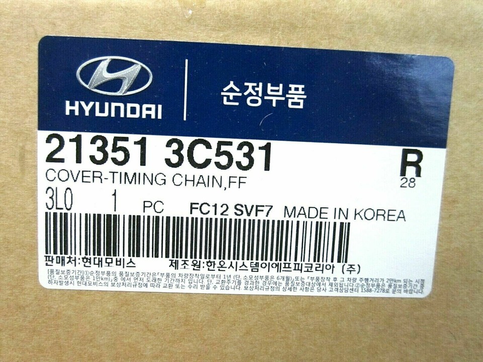 2006-2011 Hyundai Kia 3.3L 3.8L V6 Timing Cover | 21351-3C531 | Genuine ...
