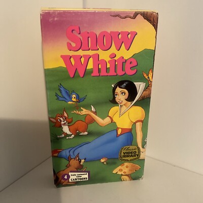 Snow White Classic Video Library - VHS - 1990 Goodtimes Home Video ...
