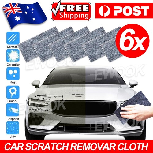 New 6 Pcs Nano Sparkle Cloth for Car Scratches Nano Magic Cloth Scratch ...