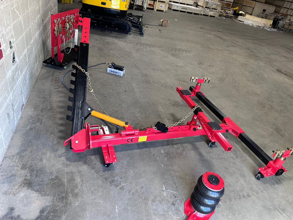 Portable Auto Body Puller Frame Straightener | 10,000 psi | Steel ...