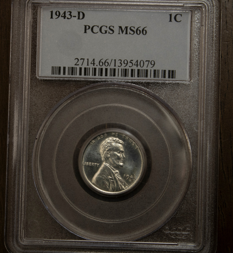 1943 D Lincoln Steel Cent PCGS MS66 Lot 2011 | eBay