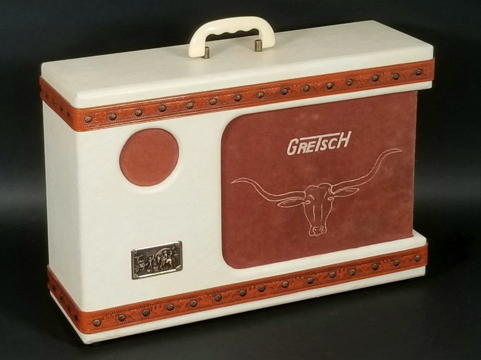 July 4th sale! N. mint 1958 Gretsch 6169 cowboy amp, awesome orig ...