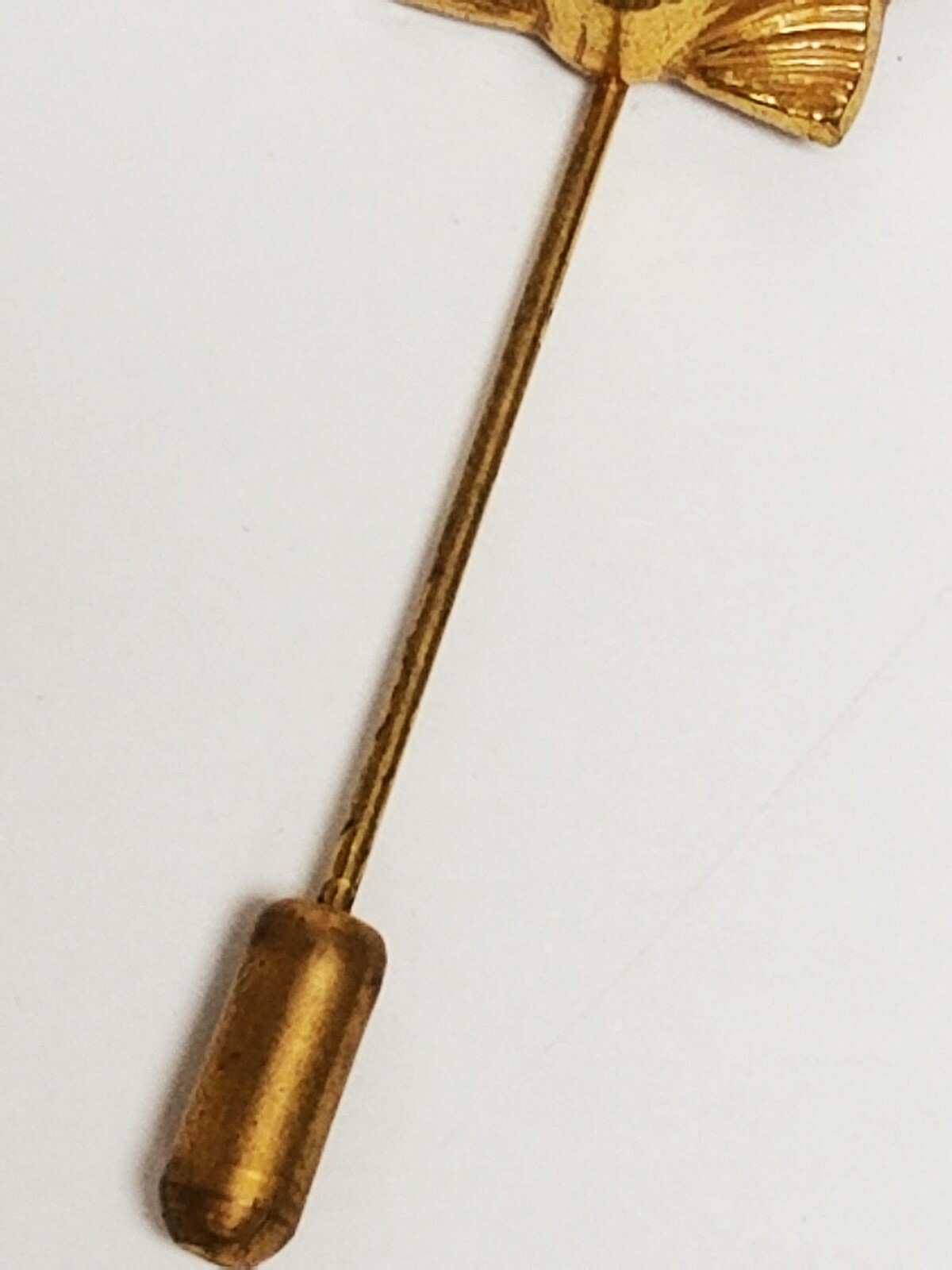 Vintage Miriam Haskell Gold Tone Seashell SHELL Stick Pin | eBay