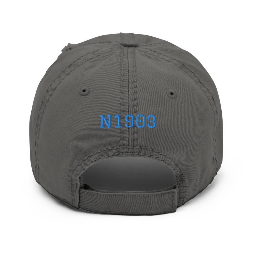 Mooney M20 Airplane Embroidered Distressed Hat AIR35JJ177I7-RG1 - Add ...