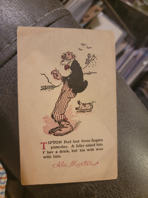 HUMOR BY ABE MARTIN J. W. Martin 1907 Postcard Unpsoted | eBay