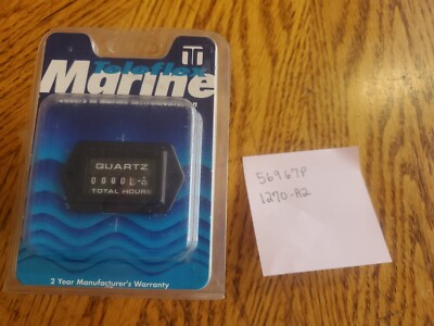 Teleflex 56967P Universal Hour Meter Rectangular | eBay