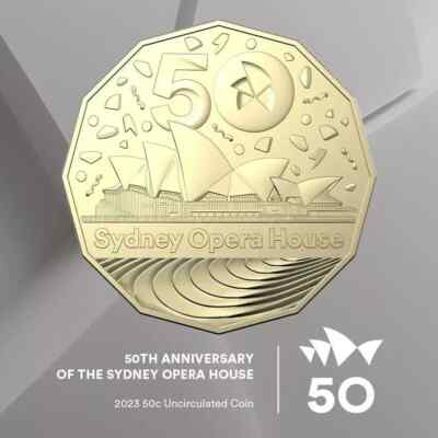 2023 50c 50th Anniversary of the Sydney Opera House Coin - RAM | eBay ...