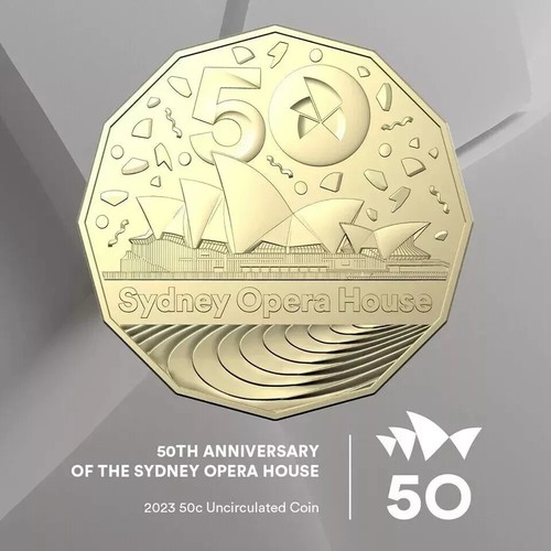 2023 50c 50th Anniversary of the Sydney Opera House Coin - RAM | eBay ...
