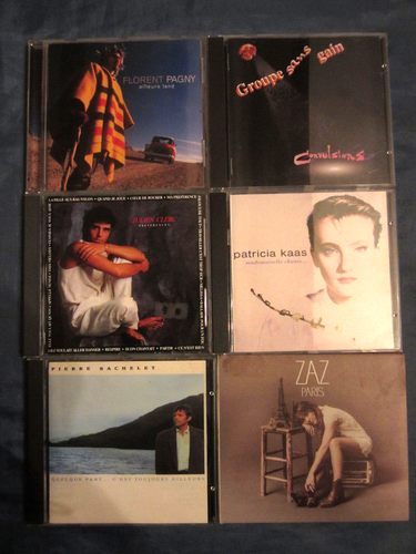 PAGNY,GROUPE SANS GAIN,JULIEN CLERC,PATRICIA KAAS, PIERRE BACHELET, ZAZ ...