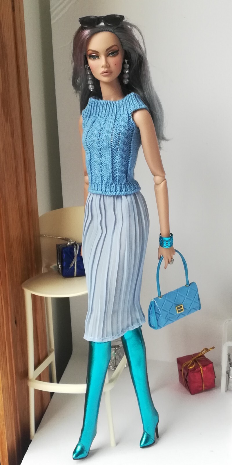 12 Inch Doll Fashion Outfit one size fit all same size doll. Doll not ...